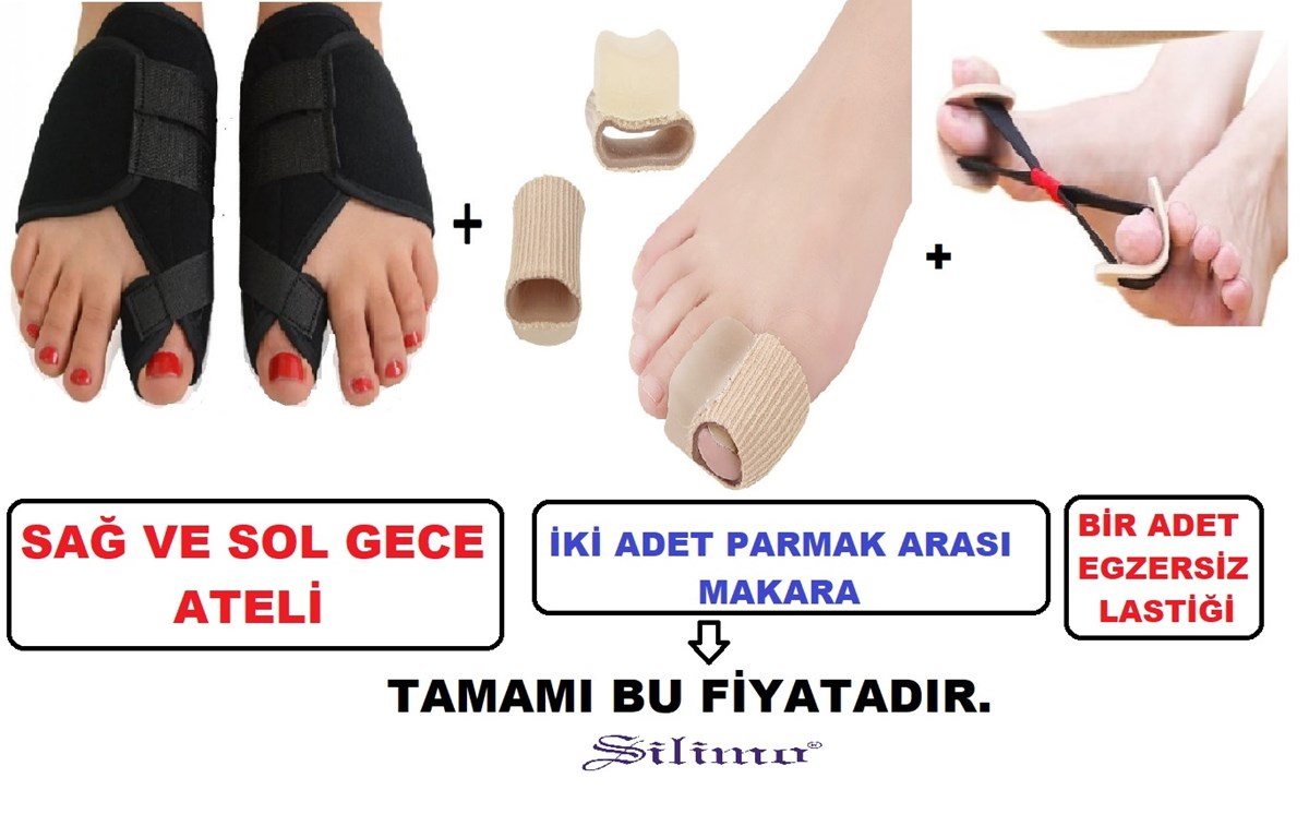Halluks Valgus Gece Ateli Düzeltici Tedavi Ayak Başparmak Kemiği ...