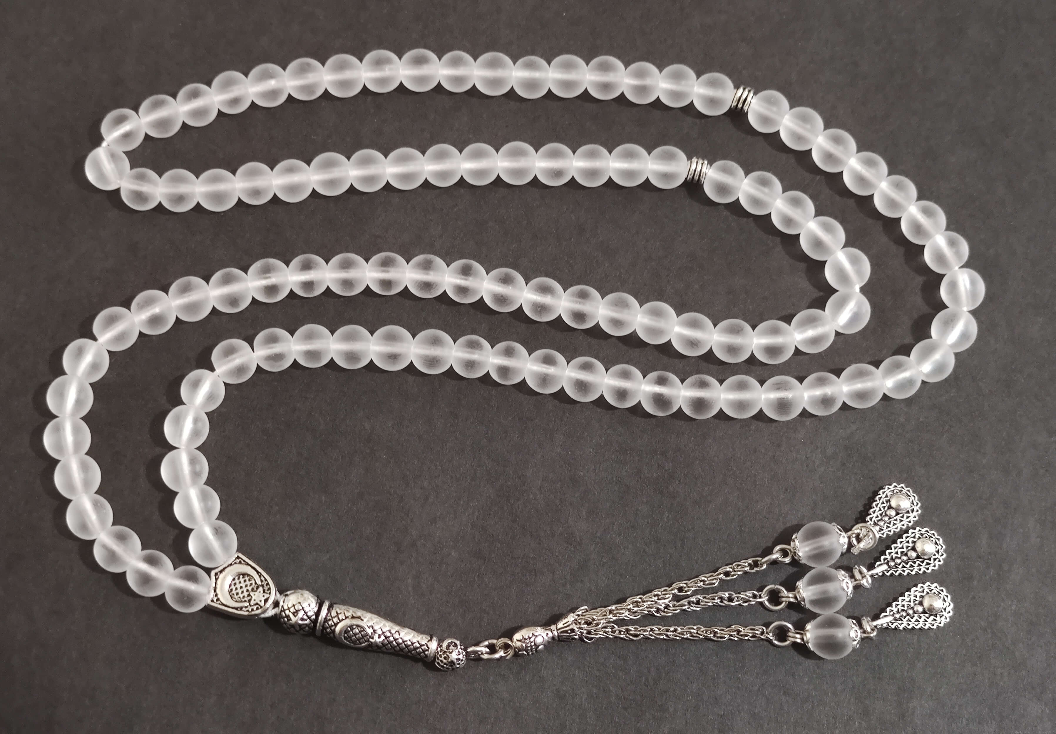 99'lu Namaz Tesbihi - Kuvars Doğal Taş Tesbih Fiyatları ve Özellikleri