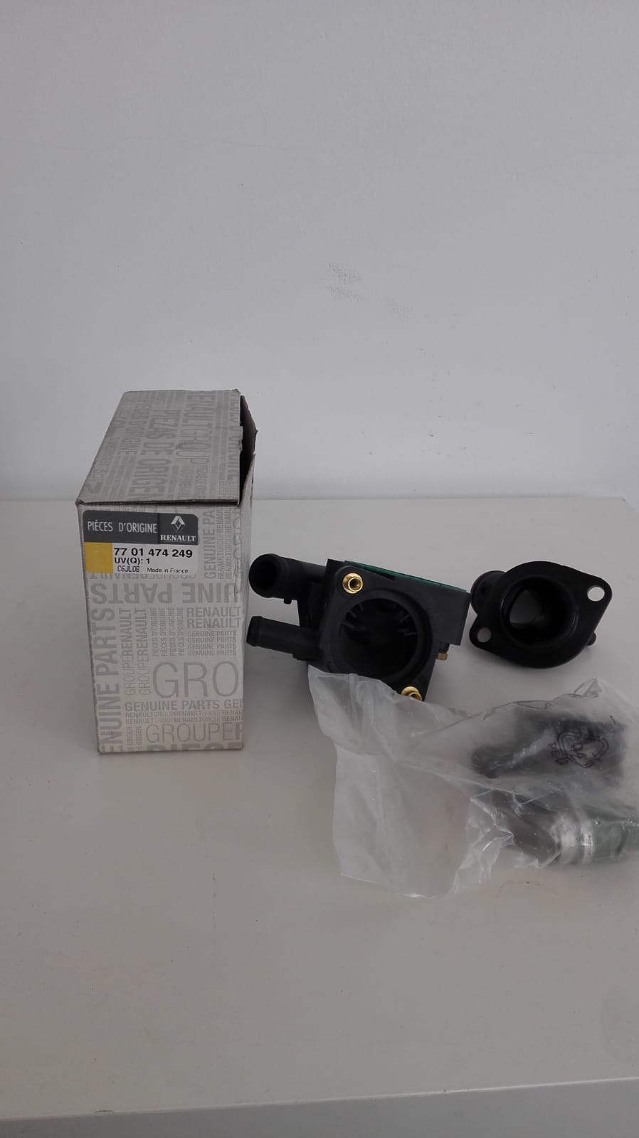 Renault Kng Mgn Lgn 1.9 Dizel Komple Termostat Yuvası 7701474249 ...