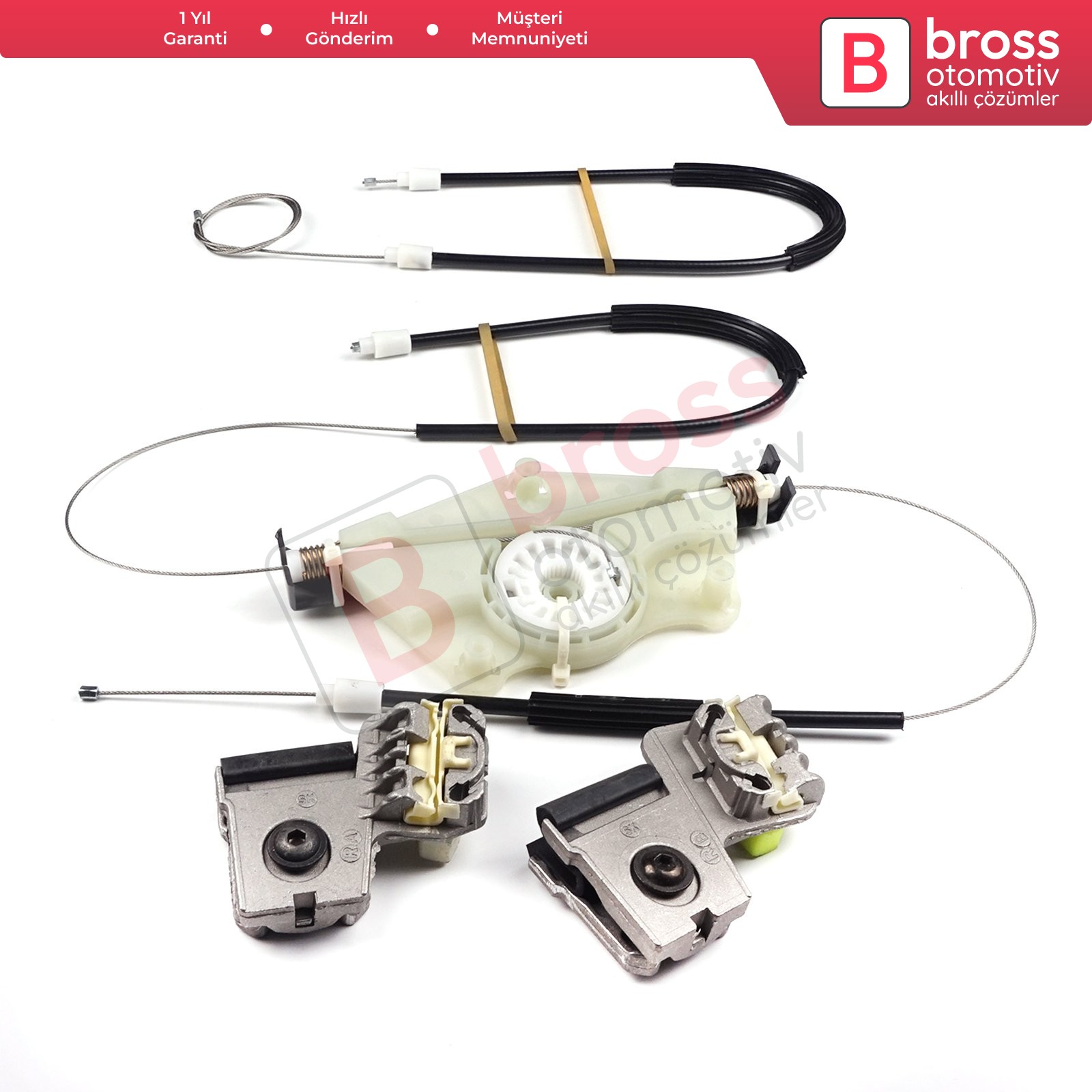 Vw Golf Mk4 Jetta Bora A4 İçin Sağ Ön Cam Kriko Metal Klips Set ...