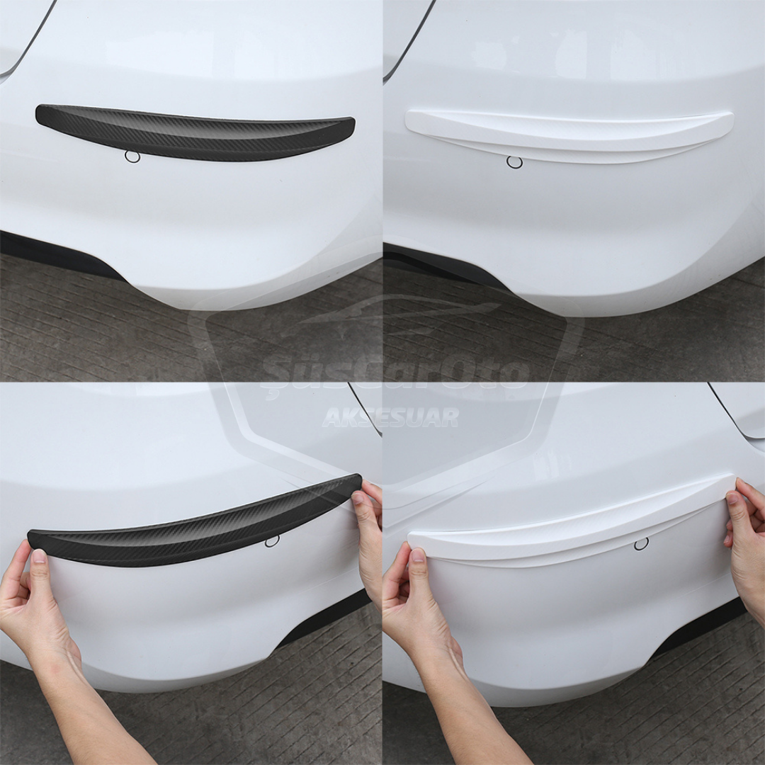 5D Esnek Tampon Koruma Bandı Tampon Koruyucu Şerit Yumuşak Bant 2 li ...