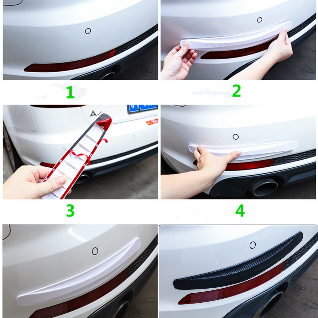 5D Esnek Tampon Koruma Bandı Tampon Koruyucu Şerit Yumuşak Bant 2 li ...