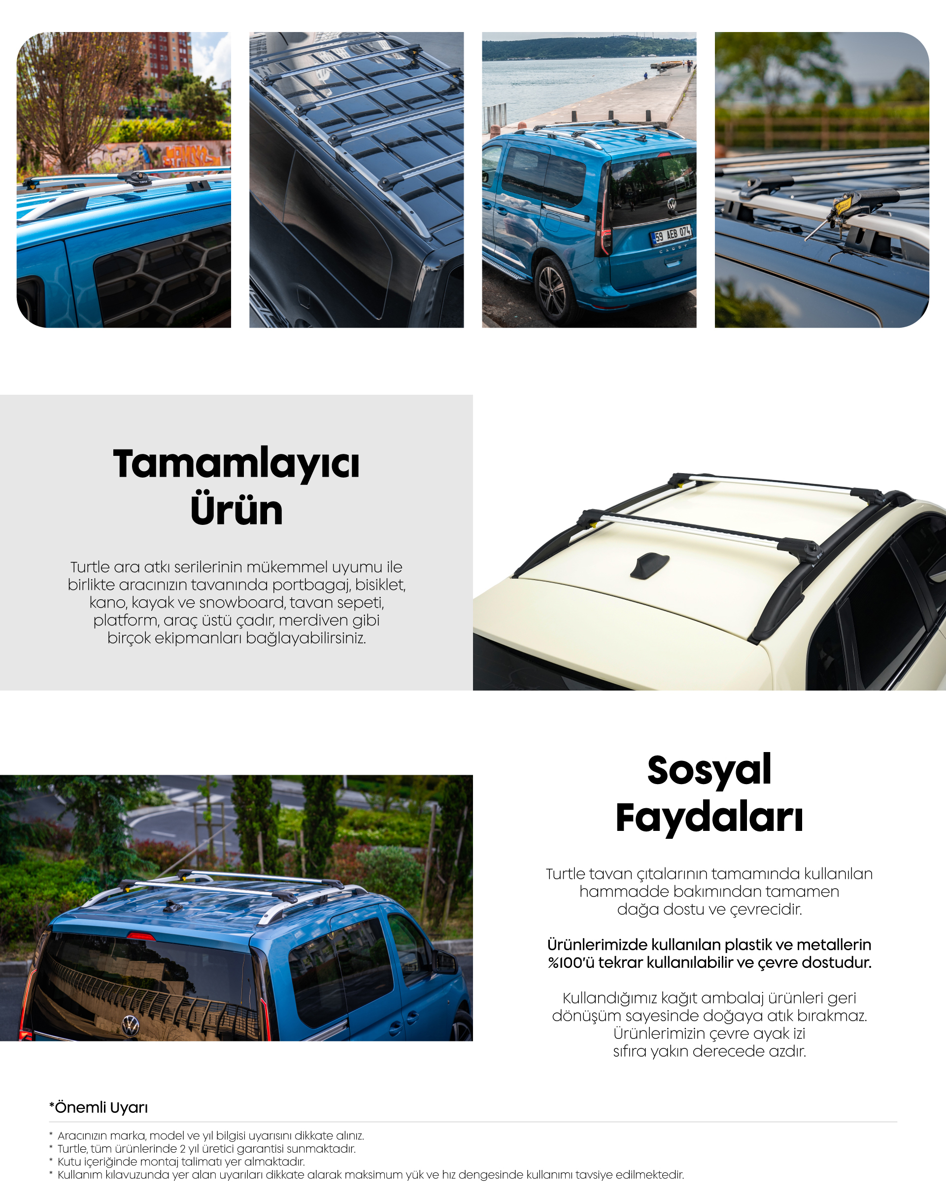 Turtle Nissan Nv250 2007-2019 / Uzun Şasi Crown Tavan Çıtası Siyah ...