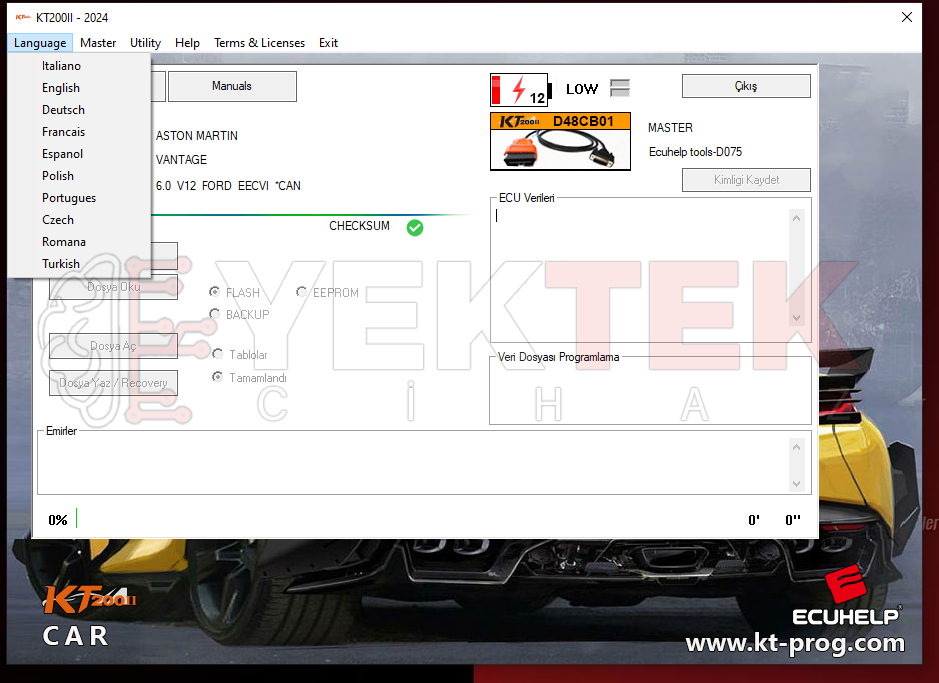 Kt200 2 Ecu Programlama Egr , Dpf , Adblue , Chip Tuning , Ecu Klonlama ...