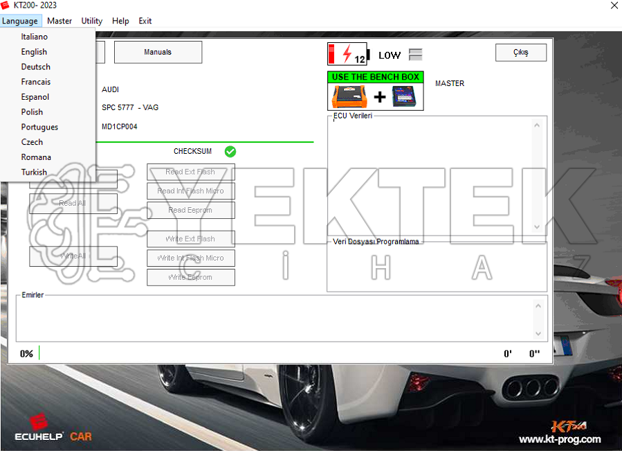 Kt200 Ecu Programlama Egr , Dpf , Adblue , Chip Tuning , Ecu Klon Fiyatları ve Özellikleri