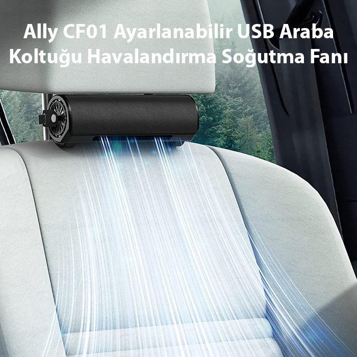 Ally Cf01 Ayarlanabilir Usb Araba Koltuğu Havalandırma Soğutma F Fiyatları ve Özellikleri