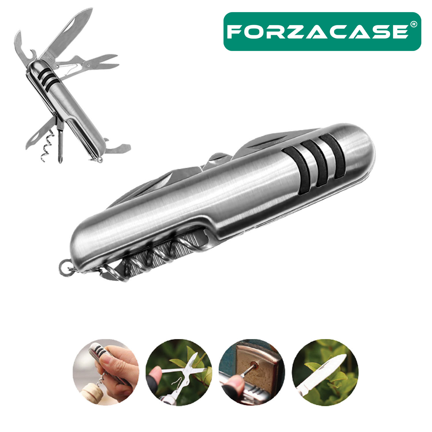 Forzacase 7 Fonksiyonlu Katlanır İsviçre Çakısı Katlanır - Fc122 ...