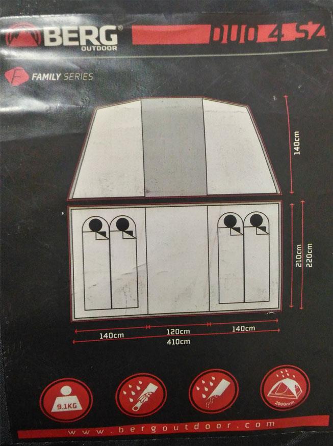 Berg Tent Dou 4 Ux Mevsimlik 4 Kişilik Kamp Çadırı Beyaz Fiyatları ve ...